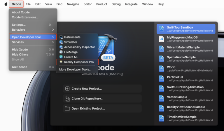 Apple Vision Pro アプリ開発 の 3Dコンテンツ作成ツール「Reality Composer Pro」